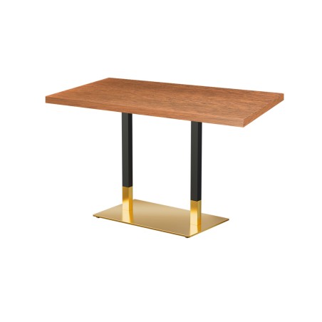 Table de café OMEGA DUO avec plateau en bois plaqué